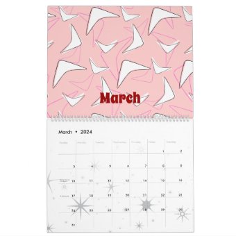 Mid Century Modern Calendar | Zazzle