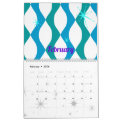 Mid Century Modern Calendar | Zazzle