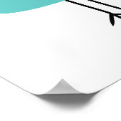 Mid Century Modern Chick Baby Nursery Art Poster | Zazzle