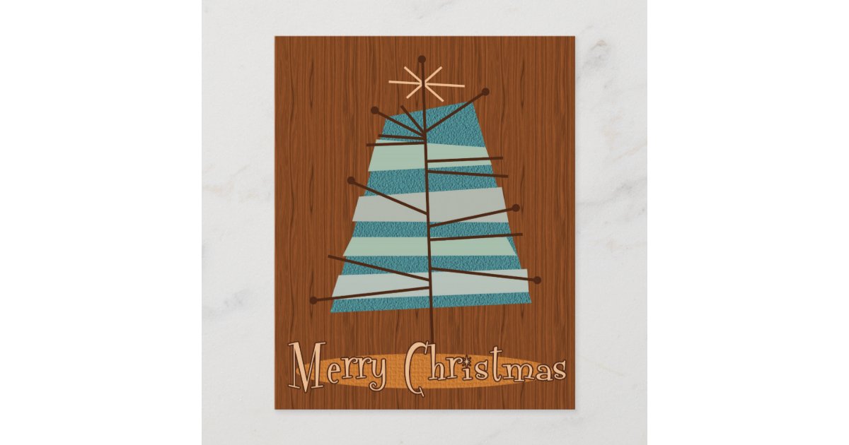 Mid Century Modern Christmas Tree | Zazzle