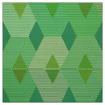 Green diamond print, diamonds in green fabric | Zazzle