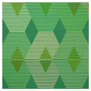 Green diamond print, diamonds in green fabric | Zazzle