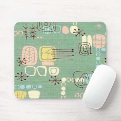 Mid Century Modern Graphic Design Mousepad | Zazzle