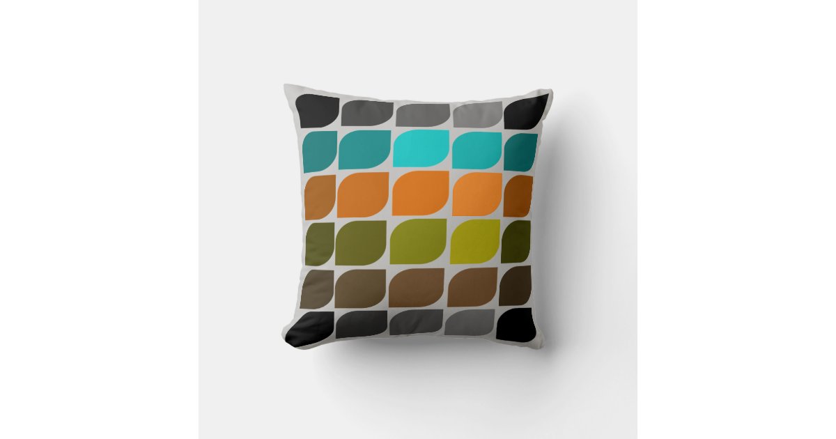 Mid-Century Modern Inspired Pillow #34 | Zazzle