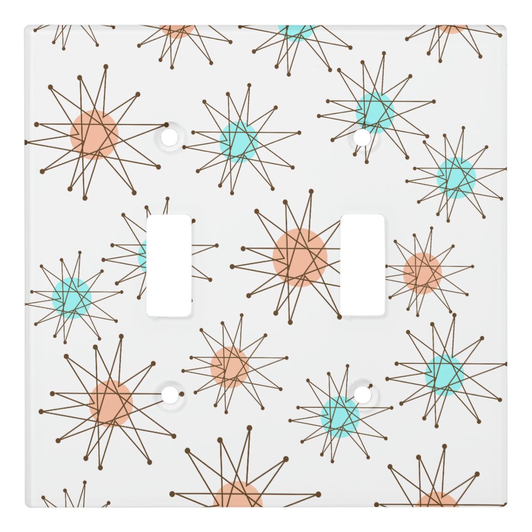 Mid-Century Modern Light Switch Cover #207 | Zazzle