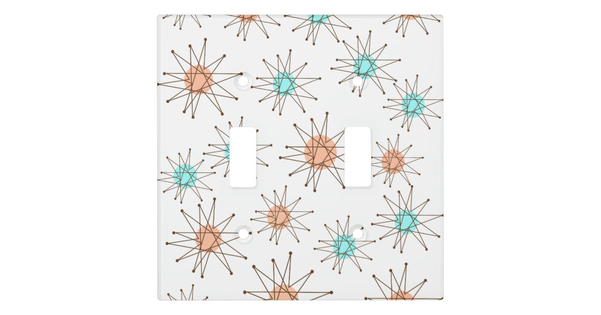 Mid-Century Modern Light Switch Cover #207 | Zazzle