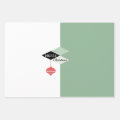Mid Century Modern Merry Christmas Wrapping Paper Sheets | Zazzle