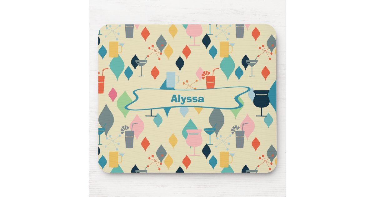 Mid Century Modern Mouse Pad | Zazzle