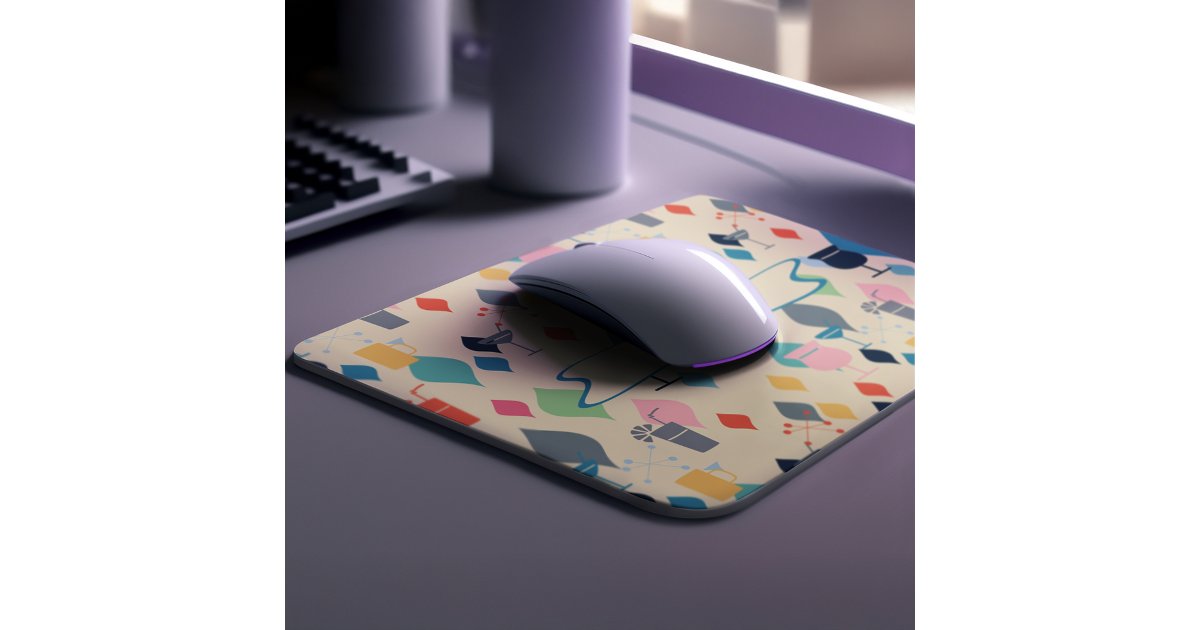 Mid Century Modern Mouse Pad | Zazzle
