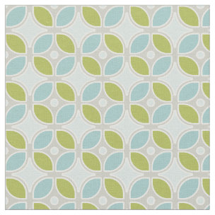 Bold Modern Big Funky Square Repeat Pattern Fabric | Zazzle