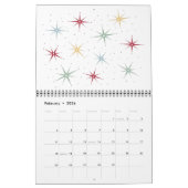 Mid Century Modern Retro Original Art Calendar | Zazzle