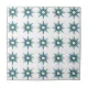Mid-Century Modern Turquoise Starburst Pattern Cer Ceramic Tile | Zazzle
