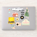 Mid-Century Retro Assorted Stickers | Zazzle