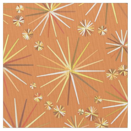 Mid Century Sputnik pattern, sea foam green Fabric | Zazzle