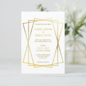 Mid Mod Design - 3x5 Wedding Invitation | Zazzle