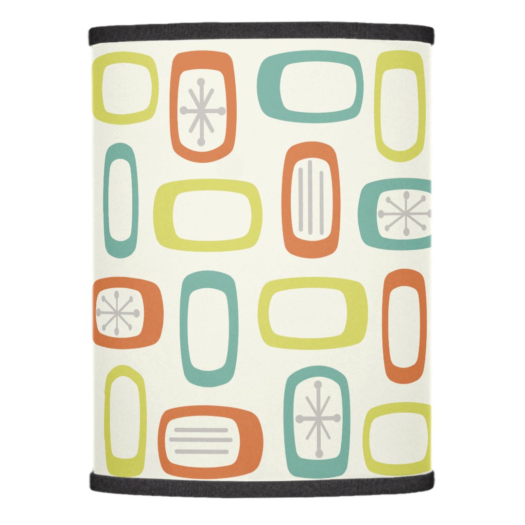Midcentury MCM Rounded Rectangles Lamp Shade | Zazzle