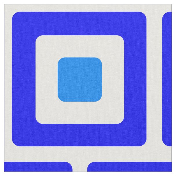 Midcentury Modern Rounded Blocks in Puke Fabric | Zazzle