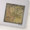 MIDDLE EARTH™ Map Sticker | Zazzle