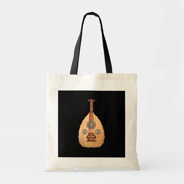 Middle Eastern Lute Egyptian Oud Musical Tote Bag | Zazzle