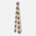 Middle Finger Poop Emoji Men''s Tie | Zazzle