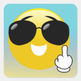 Mad Emoji With Middle Finger