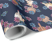 Middle Fingers Wrapping Paper | Zazzle