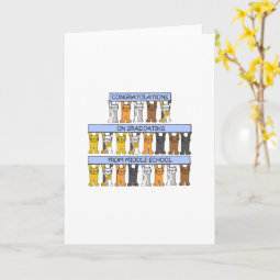 Middle School Graduation Card | Zazzle