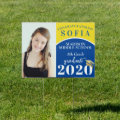 Middle School Graduation Class Year Outdoor Yard Sign | Zazzle