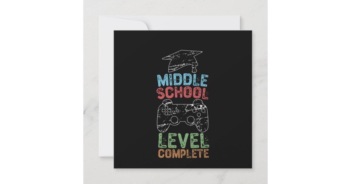 Middle School Level Complete Invitation | Zazzle