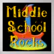 Middle School Rocks - Guitar Poster | Zazzle