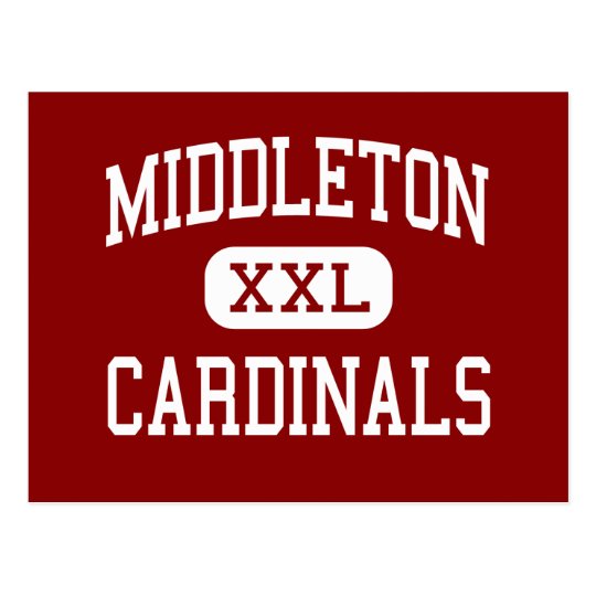 Middleton - Cardinals - High - Middleton Wisconsin Postcard | Zazzle.com