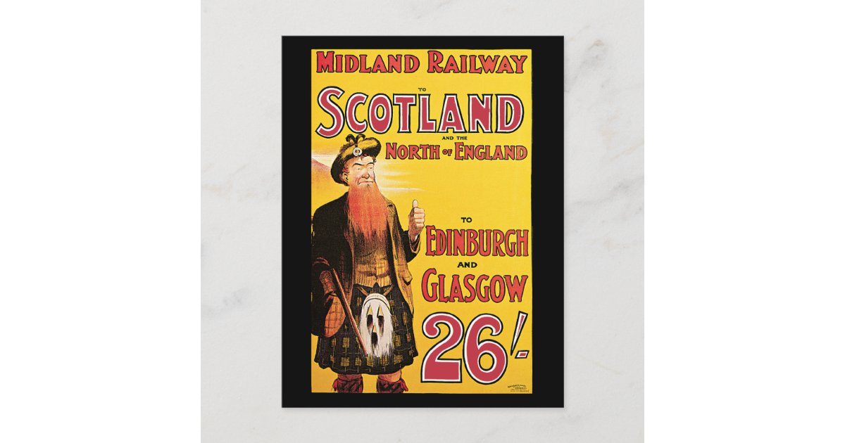 Midland Railway Scotland Postcard | Zazzle