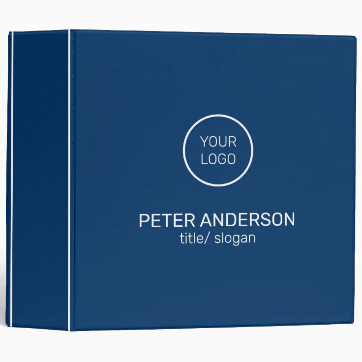 Midnight Blue Background 3 Ring Binder | Zazzle
