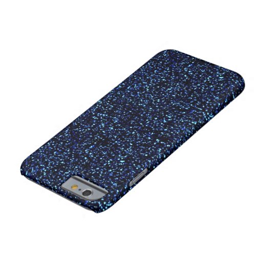 midnight blue glitter iPhone 6 case | Zazzle