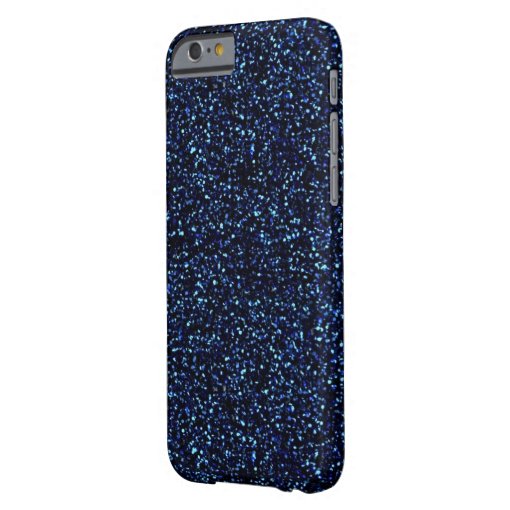 midnight blue glitter iPhone 6 case | Zazzle