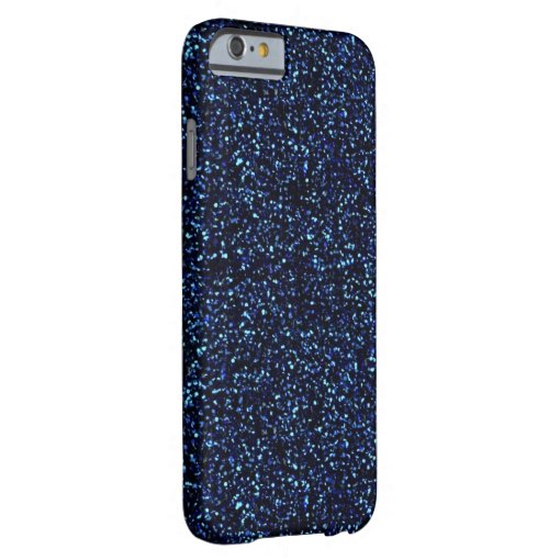 midnight blue glitter iPhone 6 case | Zazzle