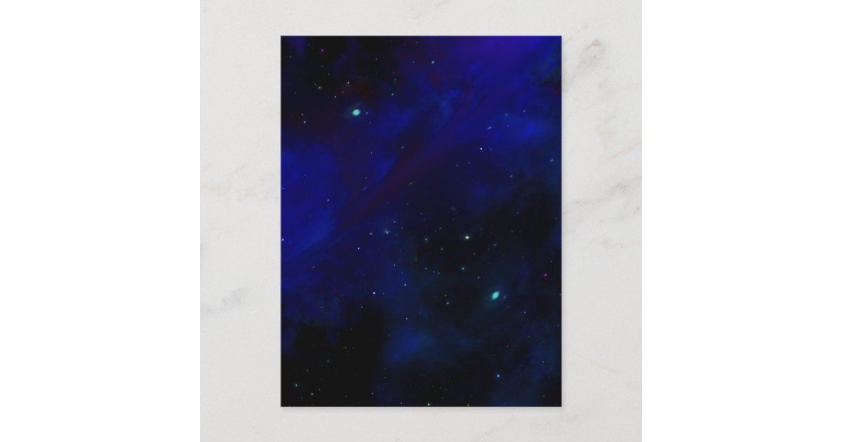 Midnight Blue Sky with Stars Postcard | Zazzle