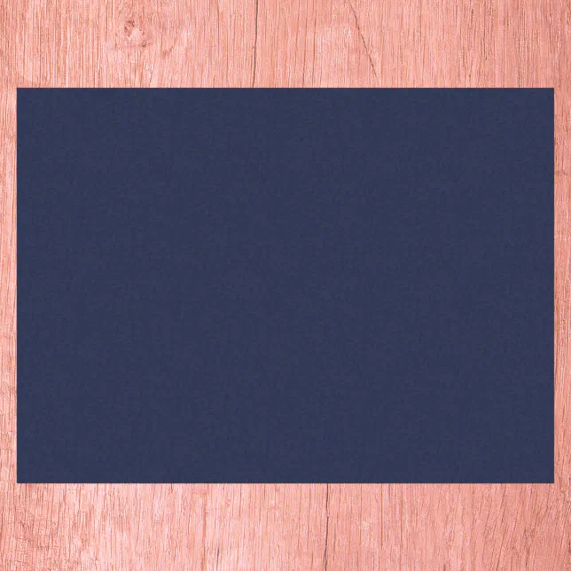 Midnight Navy Blue Solid Color Tissue Paper | Zazzle