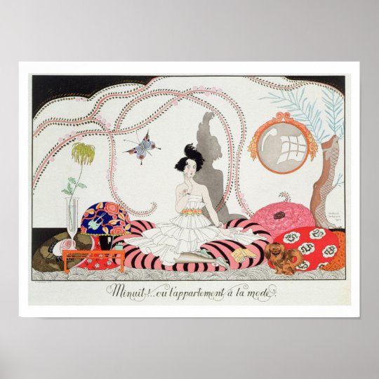 Midnight! or The Fashionable Apartment, 1920 (poch Poster | Zazzle.com