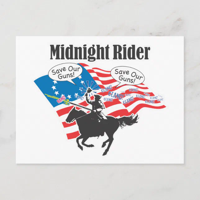 Midnight Rider Postcard | Zazzle