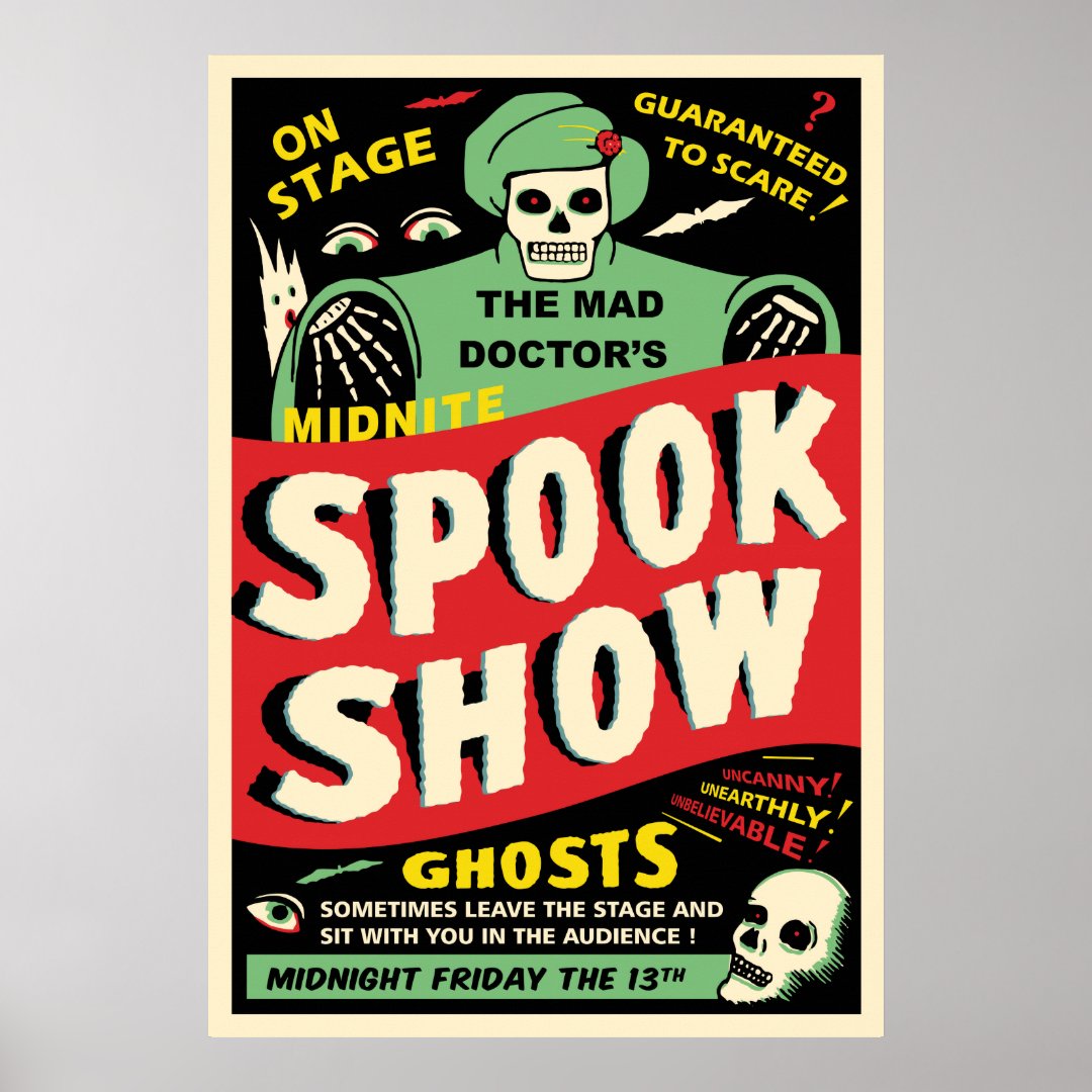 Midnite Spook Show Poster | Zazzle