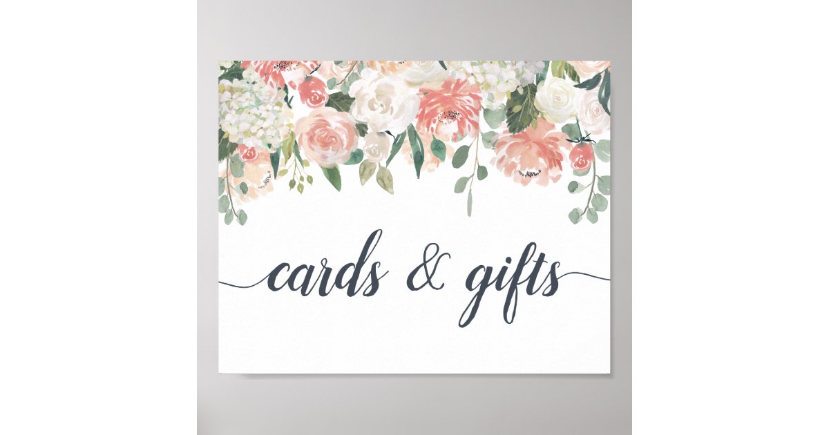 Midsummer Floral Cards & Gifts Sign | Zazzle