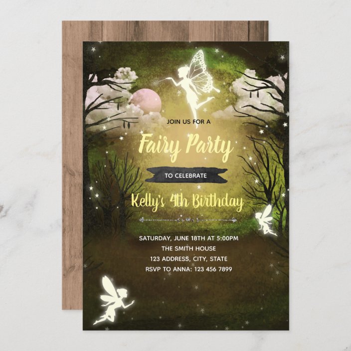 Midsummer Nights Dream party invitation | Zazzle.com