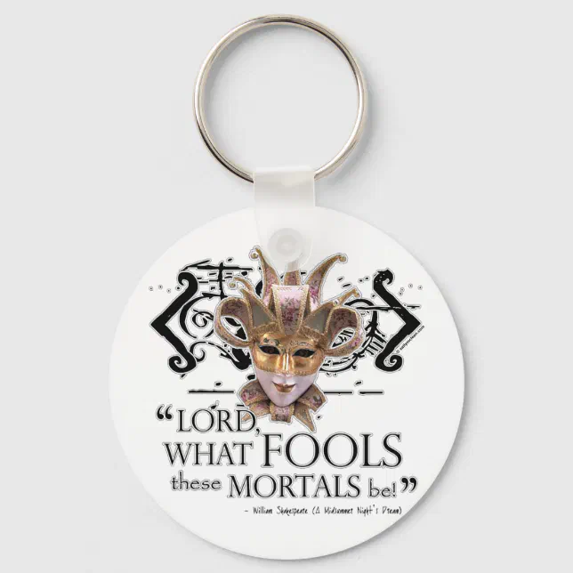Midsummer Night's Dream Quote Keychain | Zazzle