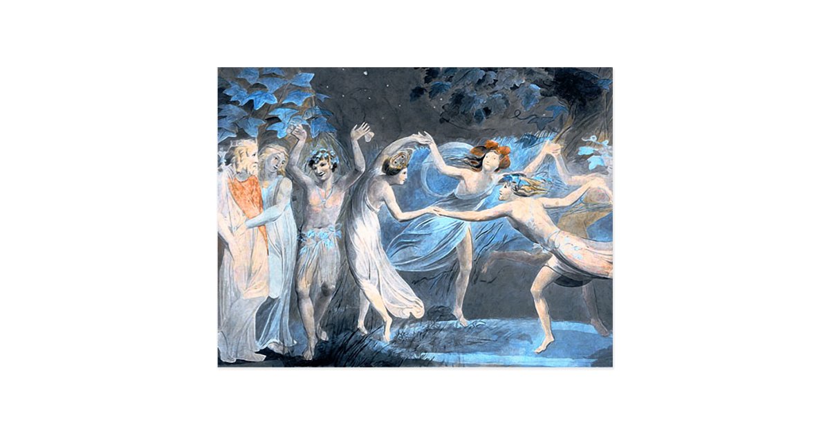 Midsummer Night's Dream, William Blake Postcard | Zazzle.com