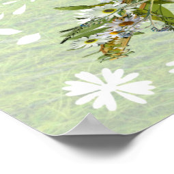 Midsummer Spring flowers Poster | Zazzle