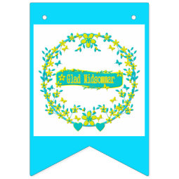 Midsummer symbol sweden Glad midsommar. Bunting Flags | Zazzle