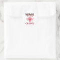 Midwife at Your Cervix Midwives Midwifery Classic Round Sticker | Zazzle