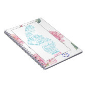 Midwife Log Book | Rose Watercolor Border | Zazzle