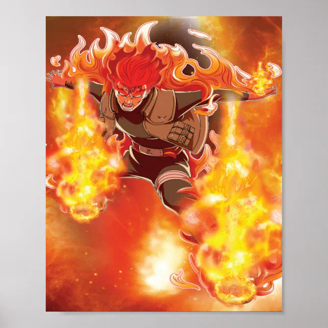 Might Guy 8th Gate Poster | Zazzle